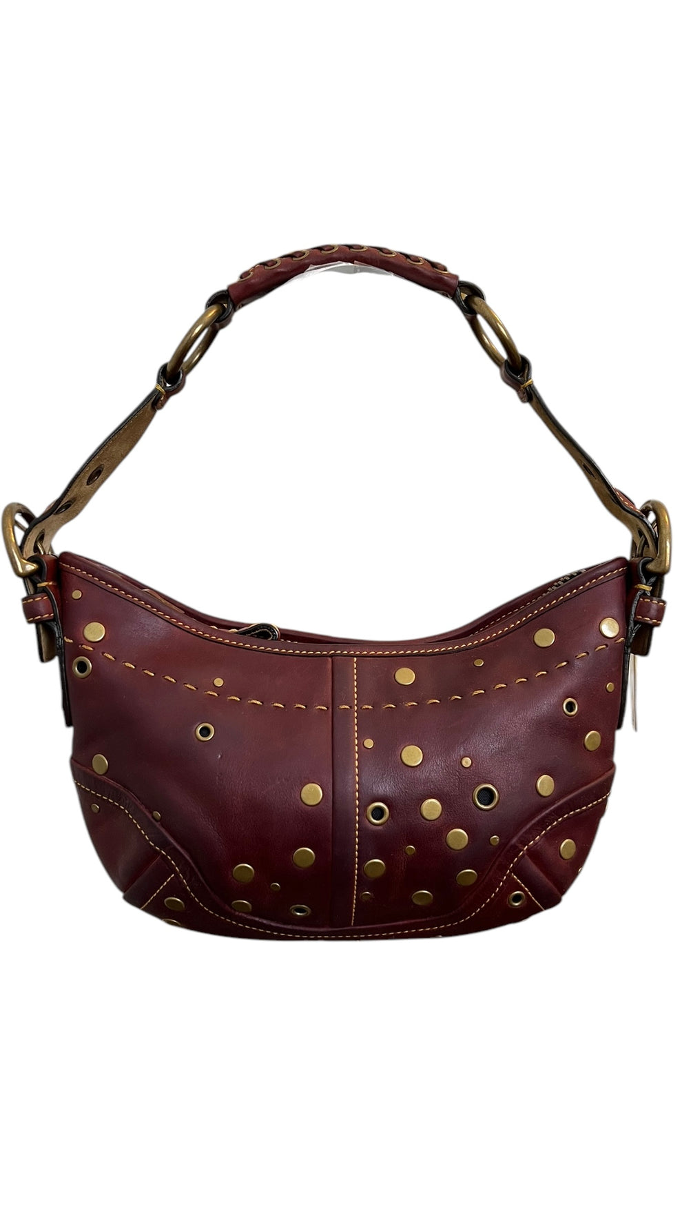Coach Red Moon Studded Shoulder Bag – COLLECTOR'S CLOSET